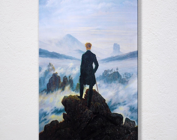Caspar David Friedrich Wanderer The Wanderer Above The Sea Of Fog By