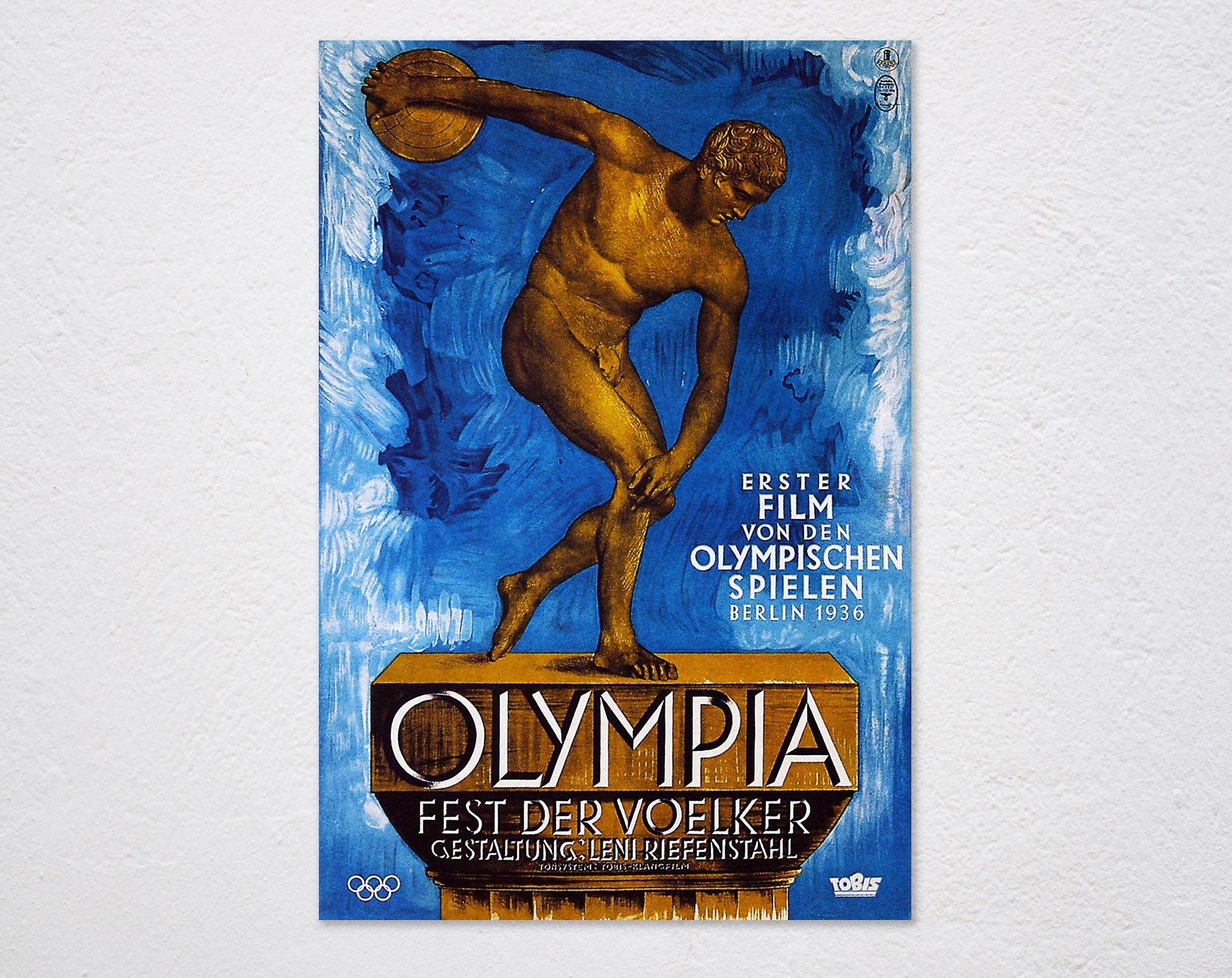 1936 Olympics Poster