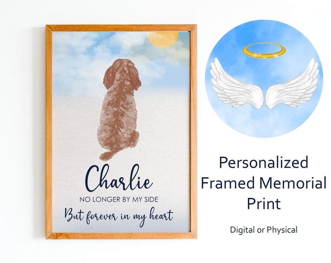 Personalized Cockapoo Remembrance Print, Dog Sympathy Gift, Family Pet ...