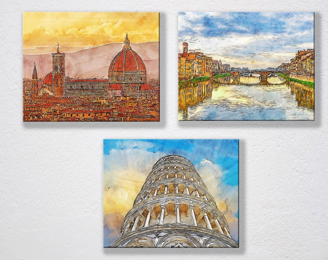 Italy Prints - Set of Three, Printable Art, Art Prints, Italy Photo ...