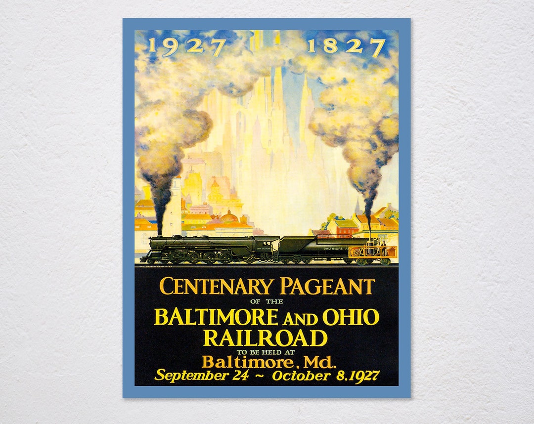 Baltimore and Ohio Railroad 1927 Family Fun Vacation Travel Tourism ...