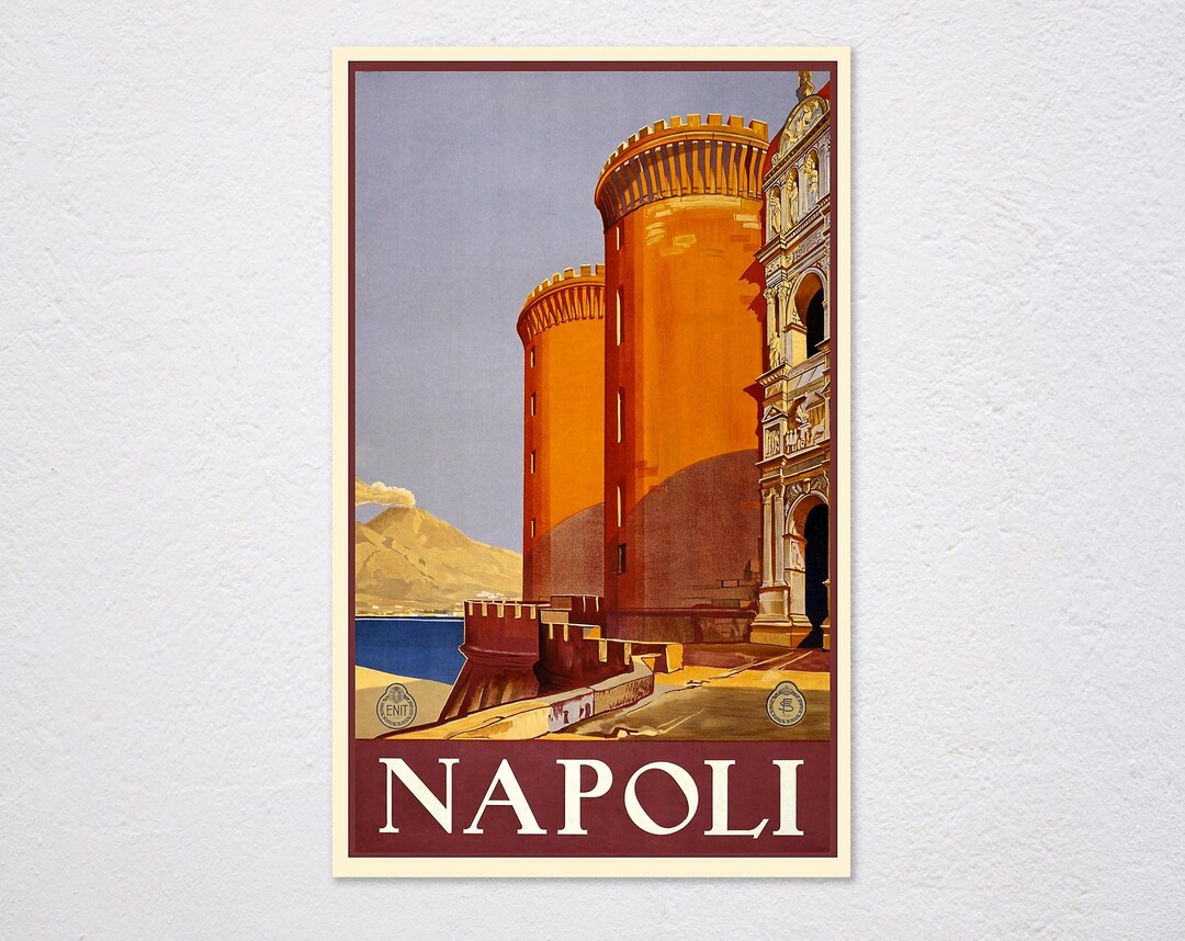 Napoli Vintage Travel Poster 1942 Poster, Napoli, Naples, Italy Travel ...