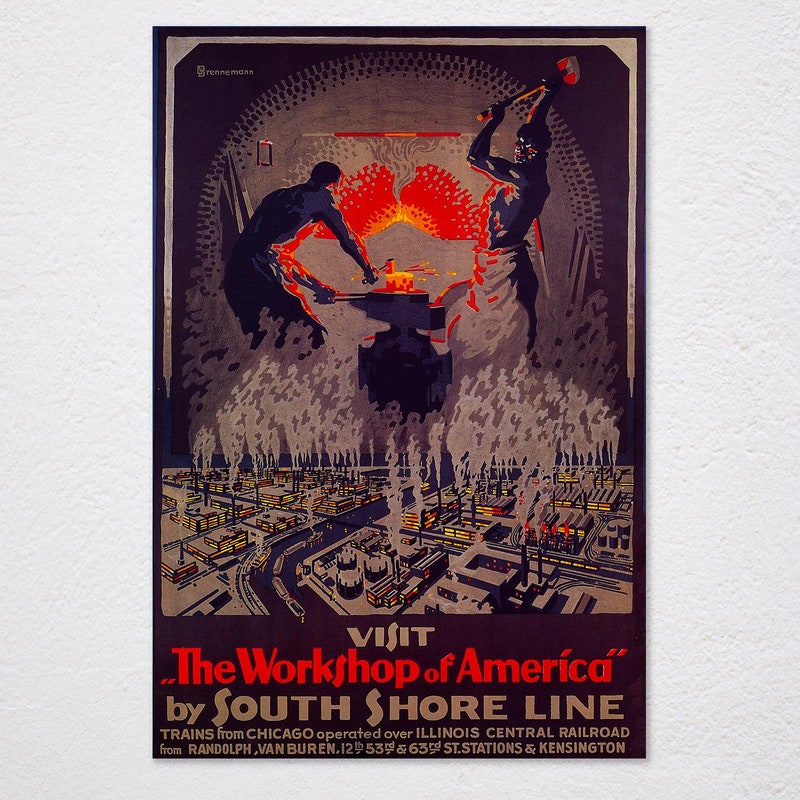 Retro Industrial - Etsy