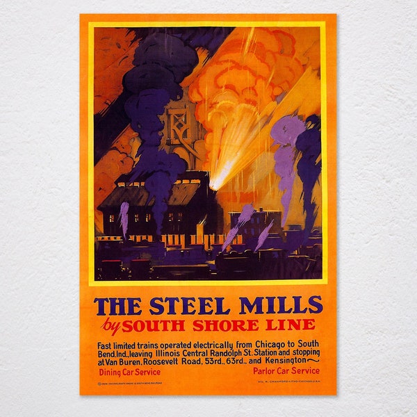 Steel Mill Art - Etsy