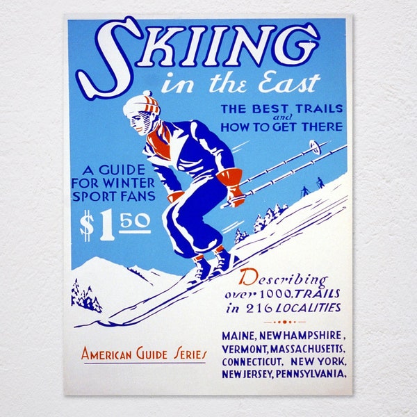 Ski Poster - Etsy