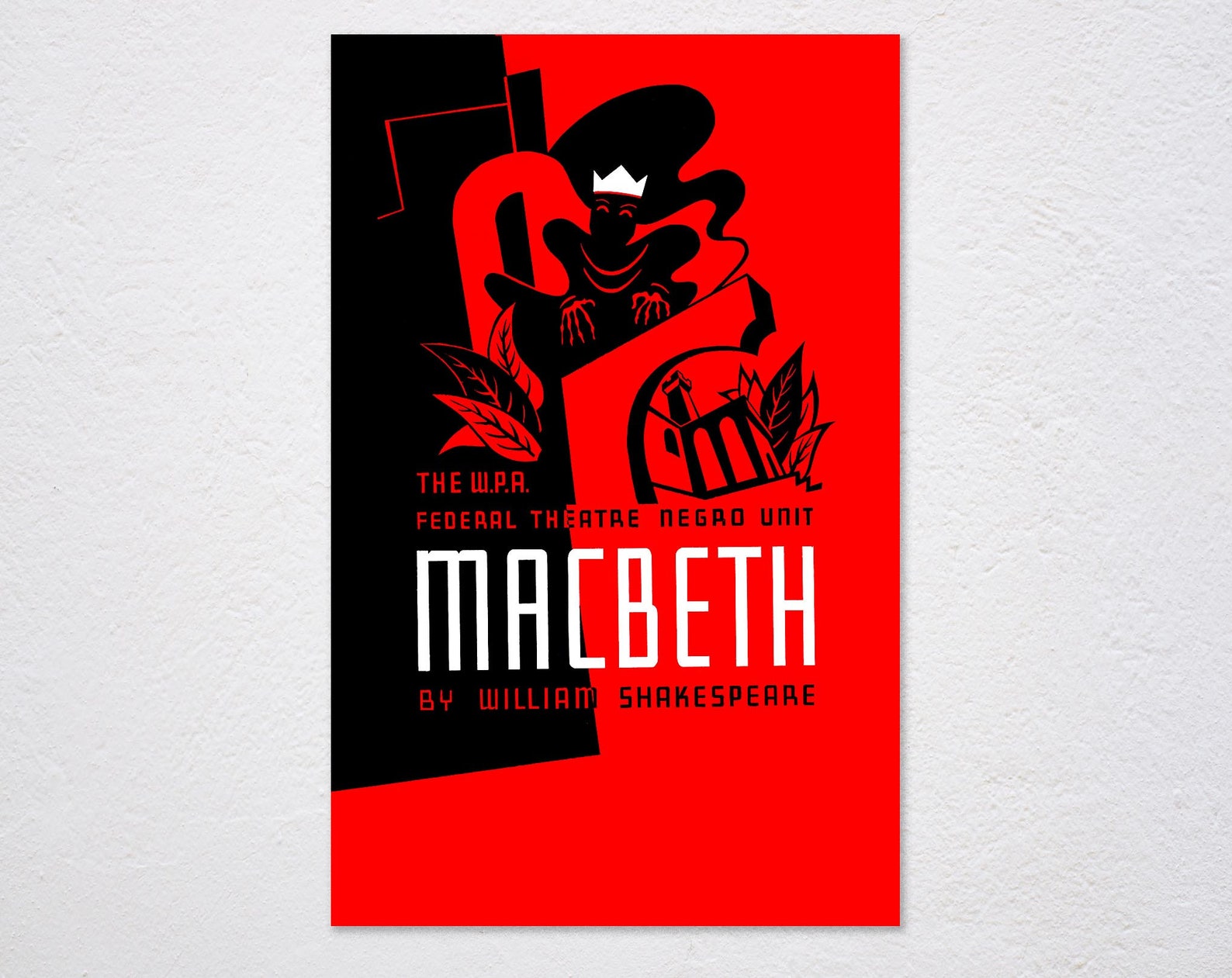 Macbeth Poster Shakespeare Macbeth Theater Poster Art - Etsy