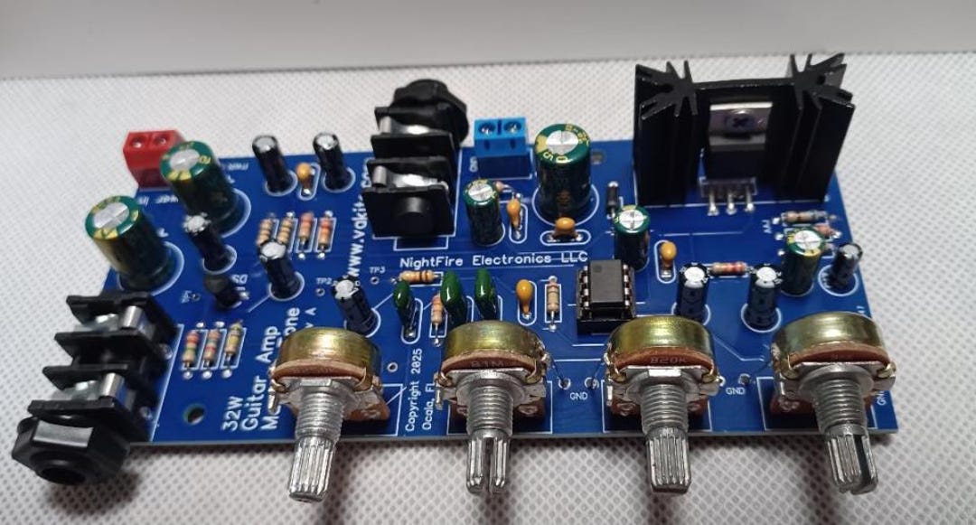 32-watt Guitar Amplifier With Marshall Tone Stack Kit - Etsy