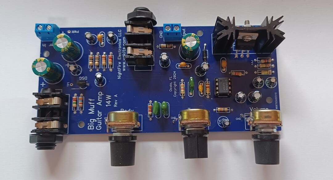 14-watt Guitar Amplifier Big Muff Tone Stack Kit. - Etsy
