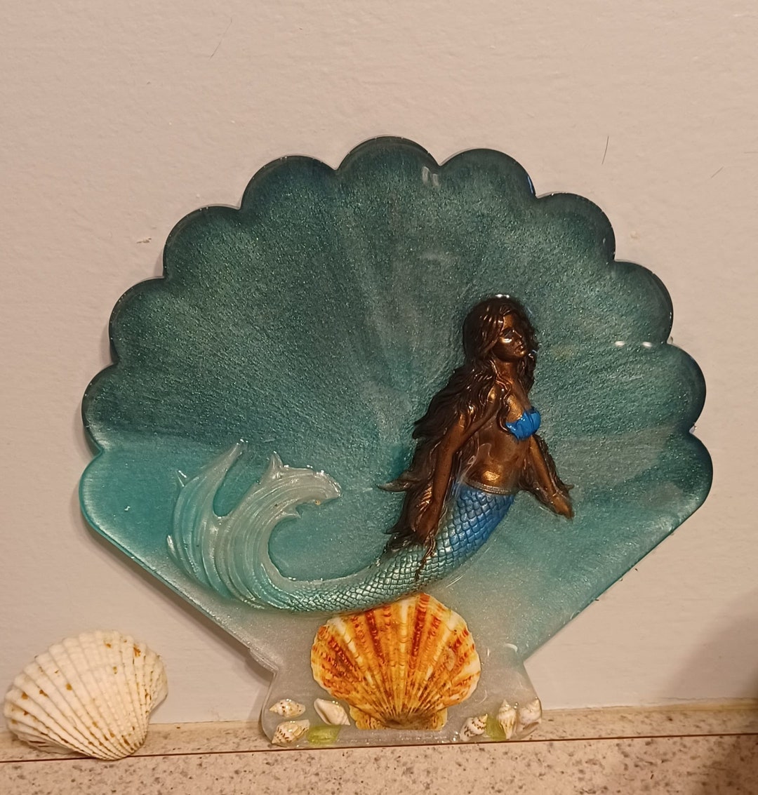 Beautiful Siren Islander Mermaid, Brown Mermaid, Mythical , - Etsy