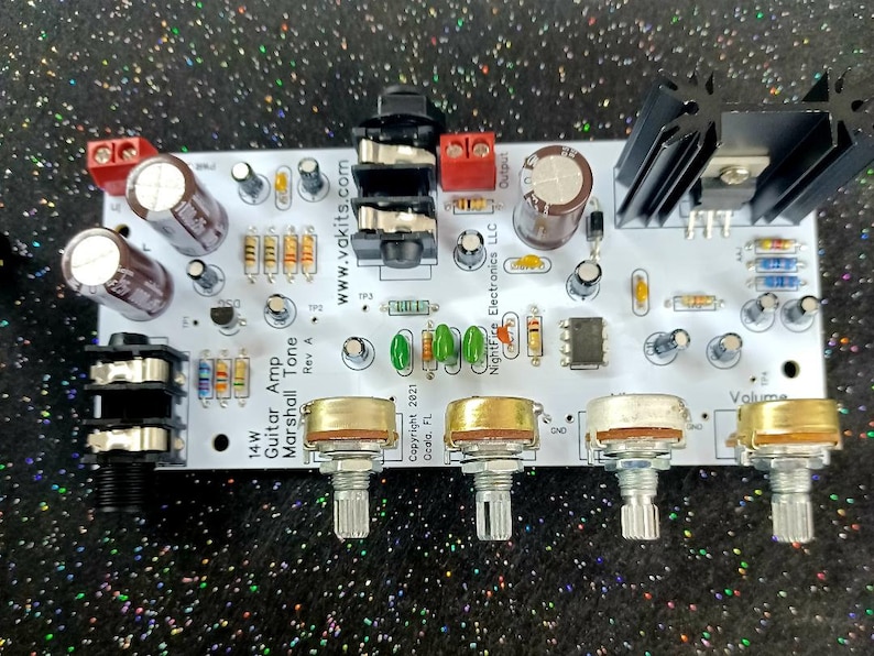 14-watt Guitar Amplifier Kit With Marshall Tone Stack 9283 - Etsy