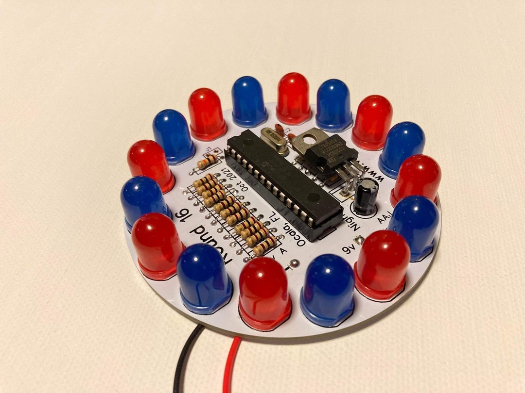 LED Red & Blue Police Lights Sequencer/chaser Kit, Light Effect Kit ...