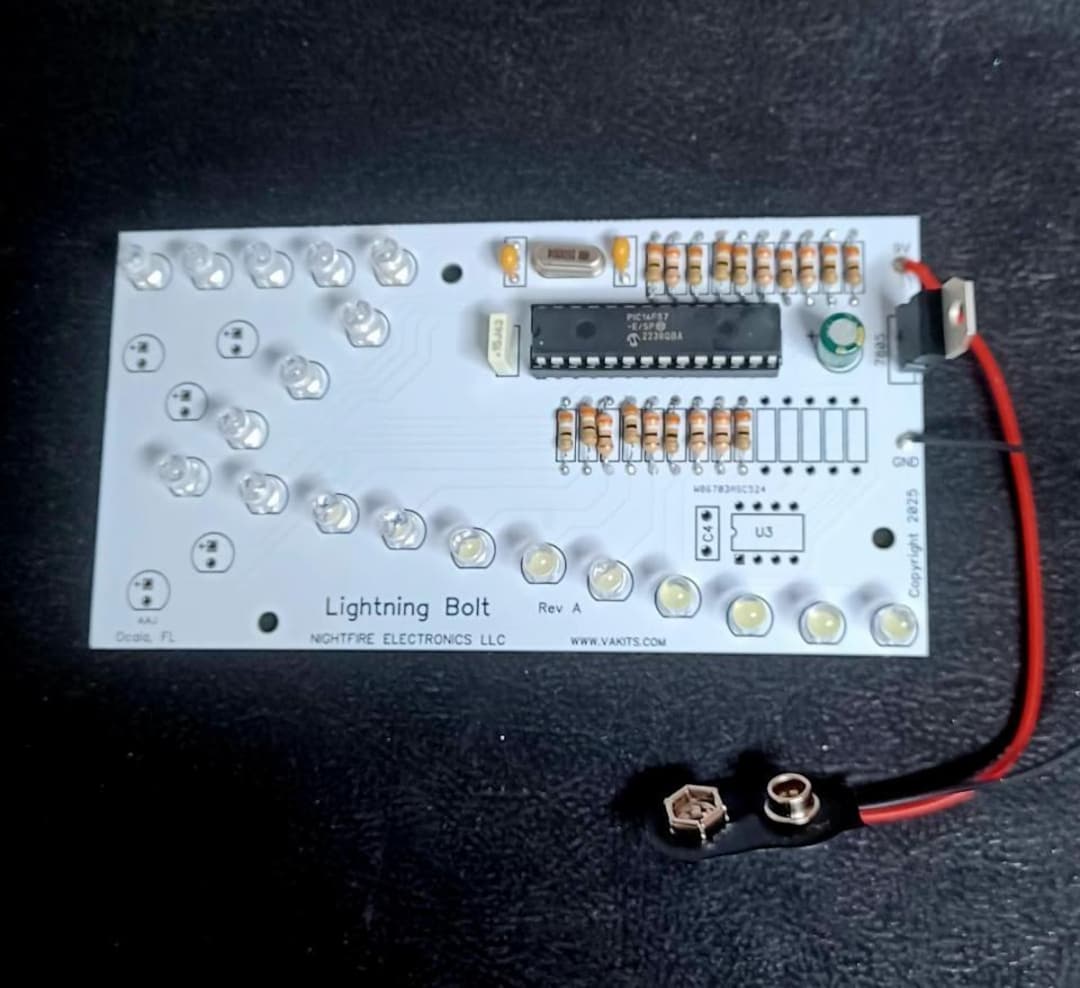 LED Lightning Bolt Strike Kit, Lighting Effect Kit - Etsy