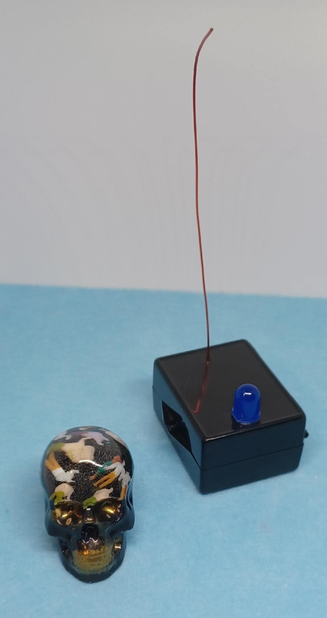 Ghost Detector With Small Resin Skull - Etsy