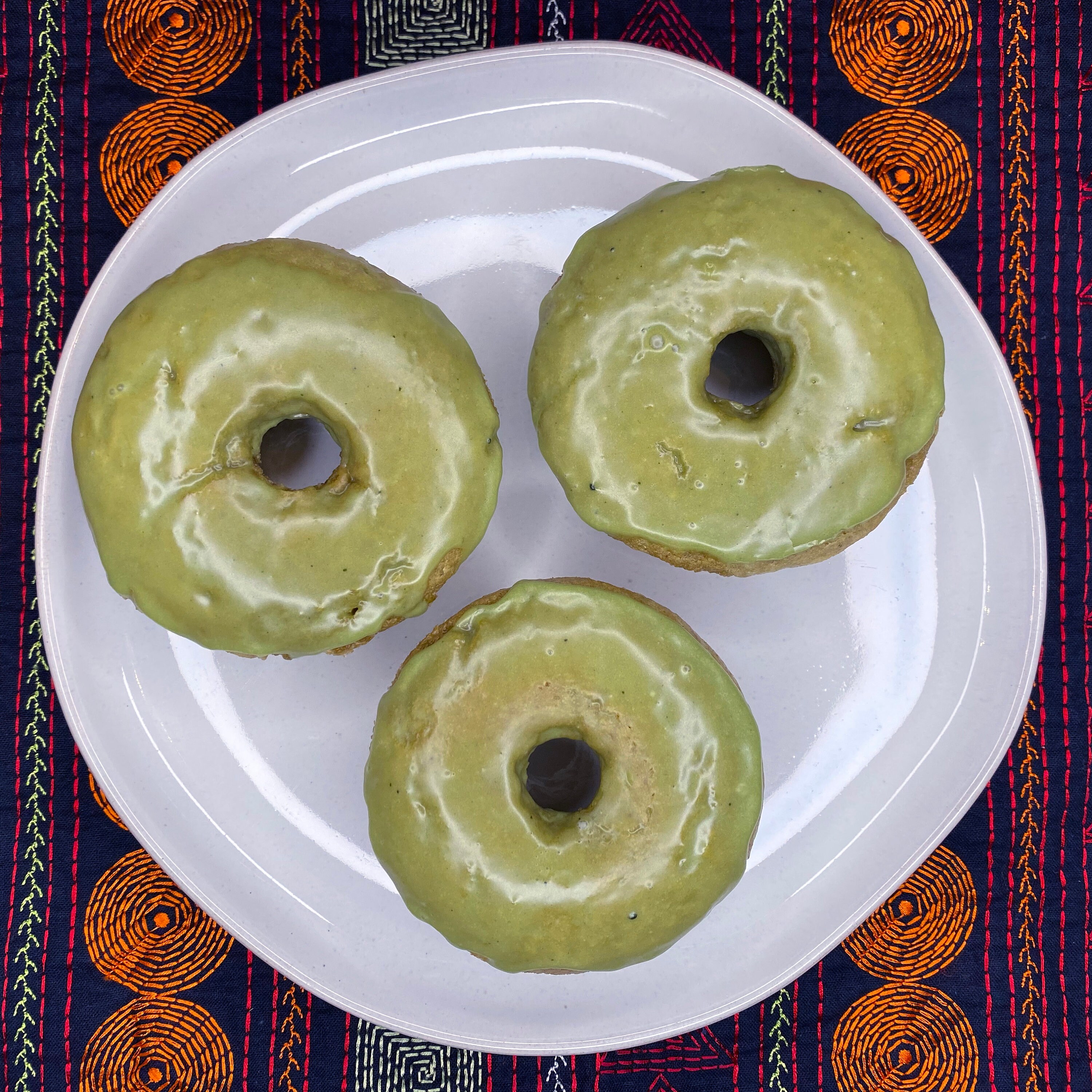 Matcha Mini Cake Donut Vegan | Etsy