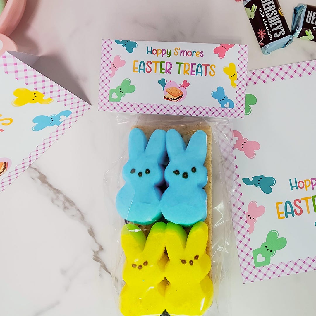 Easter S'mores Treat Bag Topper: Printable Party Decor (digital ...