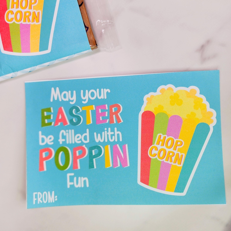 Easter Popcorn Wrapper: Printable Party Favor (instant Download) - Etsy