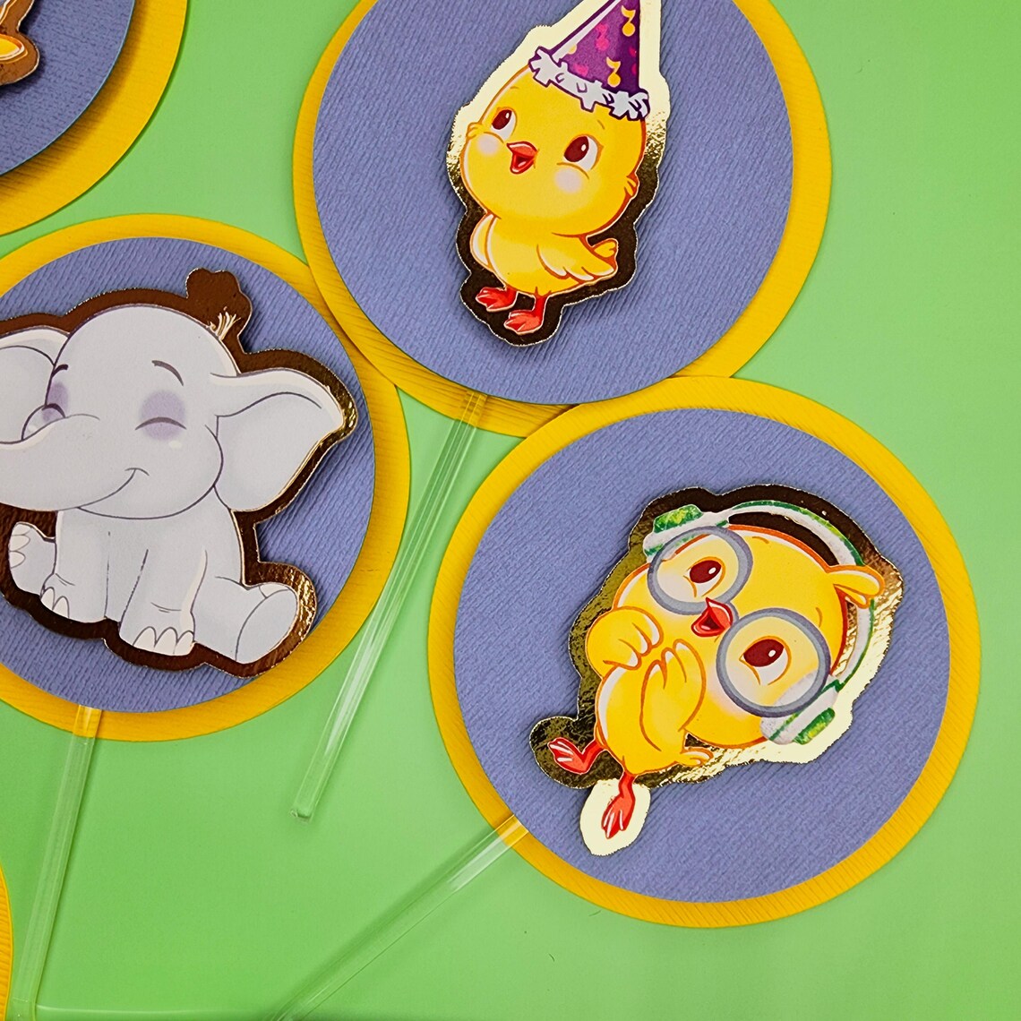 CANTICOS Cupcake Toppers, Party Decorations/ CANTICOS Birthday Party ...