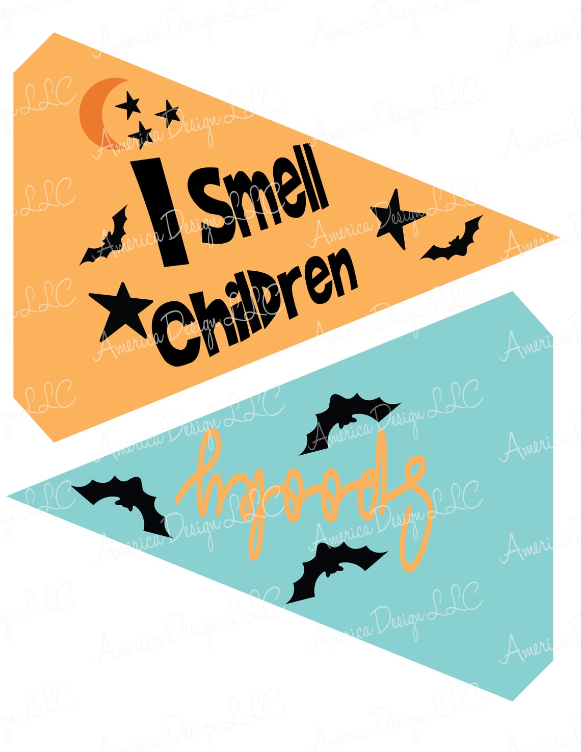 Halloween Pennant Flag Printable / HALLOWEEN Flags/ Instant Printable ...