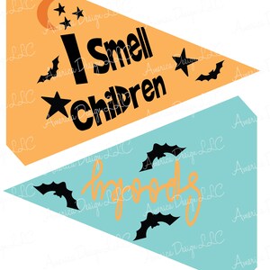 Halloween Pennant Flag Printable / HALLOWEEN Flags/ Instant Printable ...