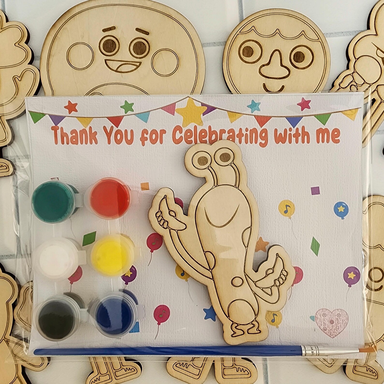 Paint Your Own Party Favors: Super Simple Songs Theme, Basswood Craft ...