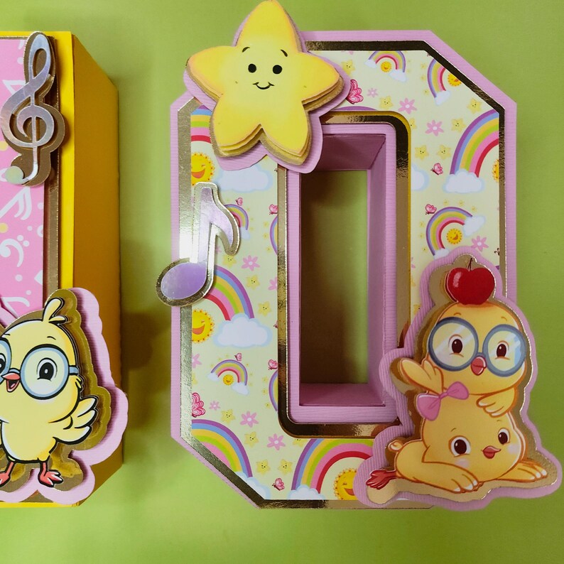 Canticos 3D Letters/party Decor/one /UNO /name/canticos Birthday Party ...