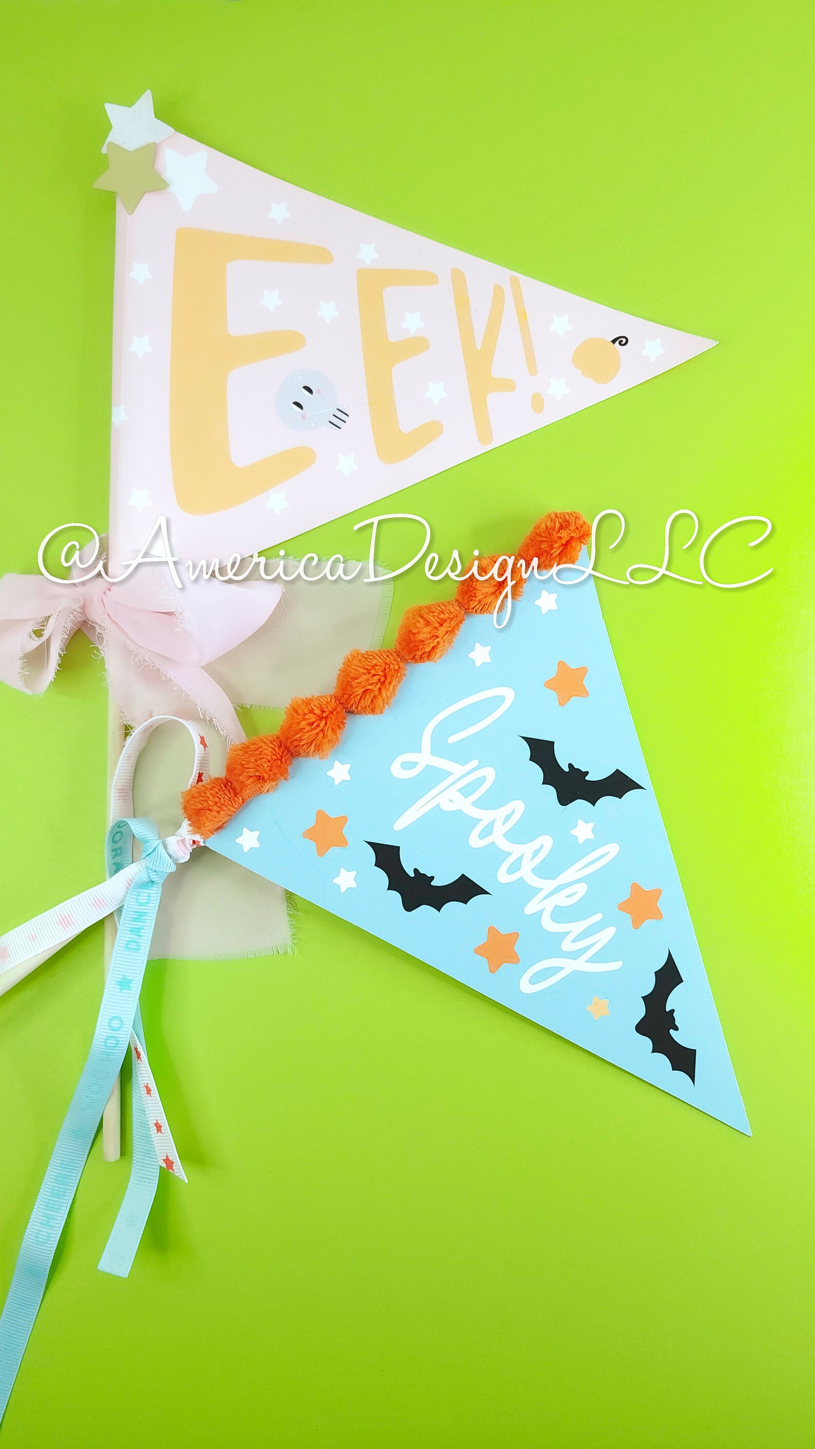 Halloween Pennant Flag Printable / HALLOWEEN Flags/ Instant Printable ...