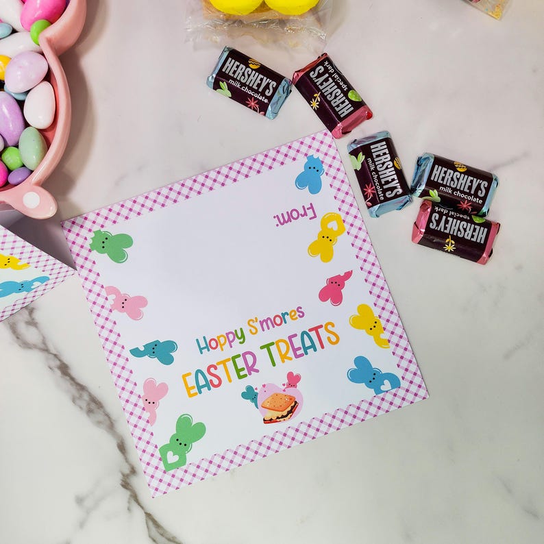 Easter S'mores Treat Bag Topper: Printable Party Decor (digital ...