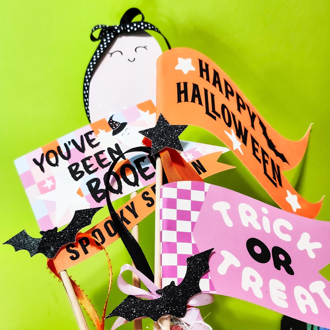Halloween Pennant Flags Printable: Party Decor (digital File) - Etsy