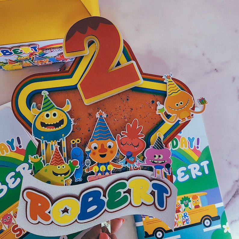 Super Simple Songs Cake Topper: Noodles and Pals Birthday Party Decor ...