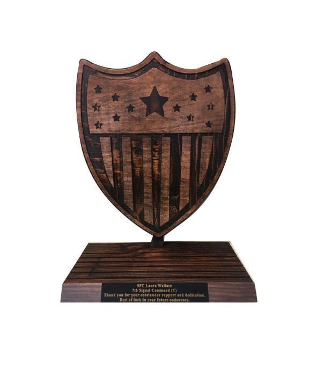 AG Coin Stand Adjutant Generals Corps Plaque Award Gift - Etsy