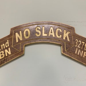 No Slack 2nd BN 327th INF Wood Wall Hanging Cutout - Etsy