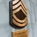 SFC Sergeant First Class Rank Cutout Hanging Wall Plaque PCS ...