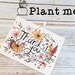 Plant Me Thank You Postcards That Will Bloom Into Wildflowers - Etsy