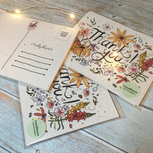Plant Me! Thank You Postcards That Will Bloom Into Wildflowers - Etsy