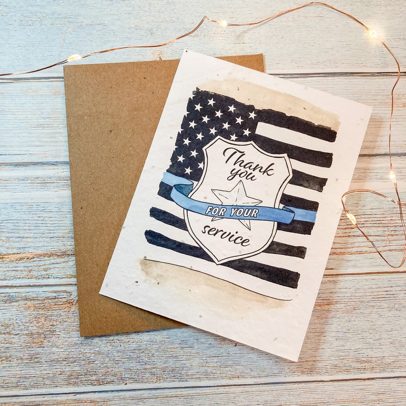 Police Thank You Cards - Etsy
