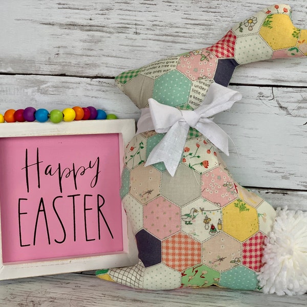 Patchwork Bunny - Etsy