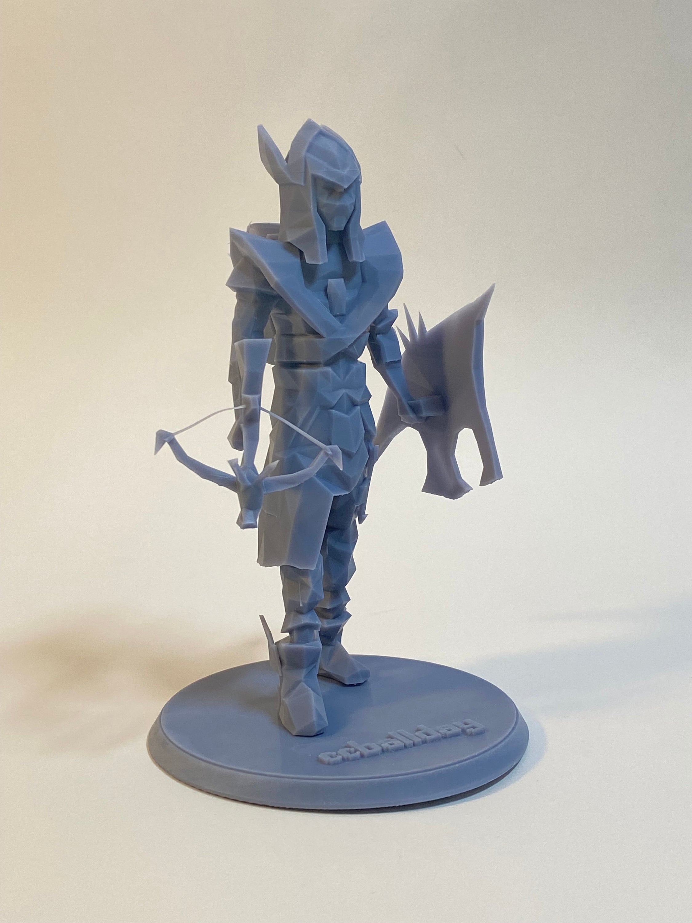 High Quality Osrs/runescape 3D Printed Figure in Grey Resin Your Own ...