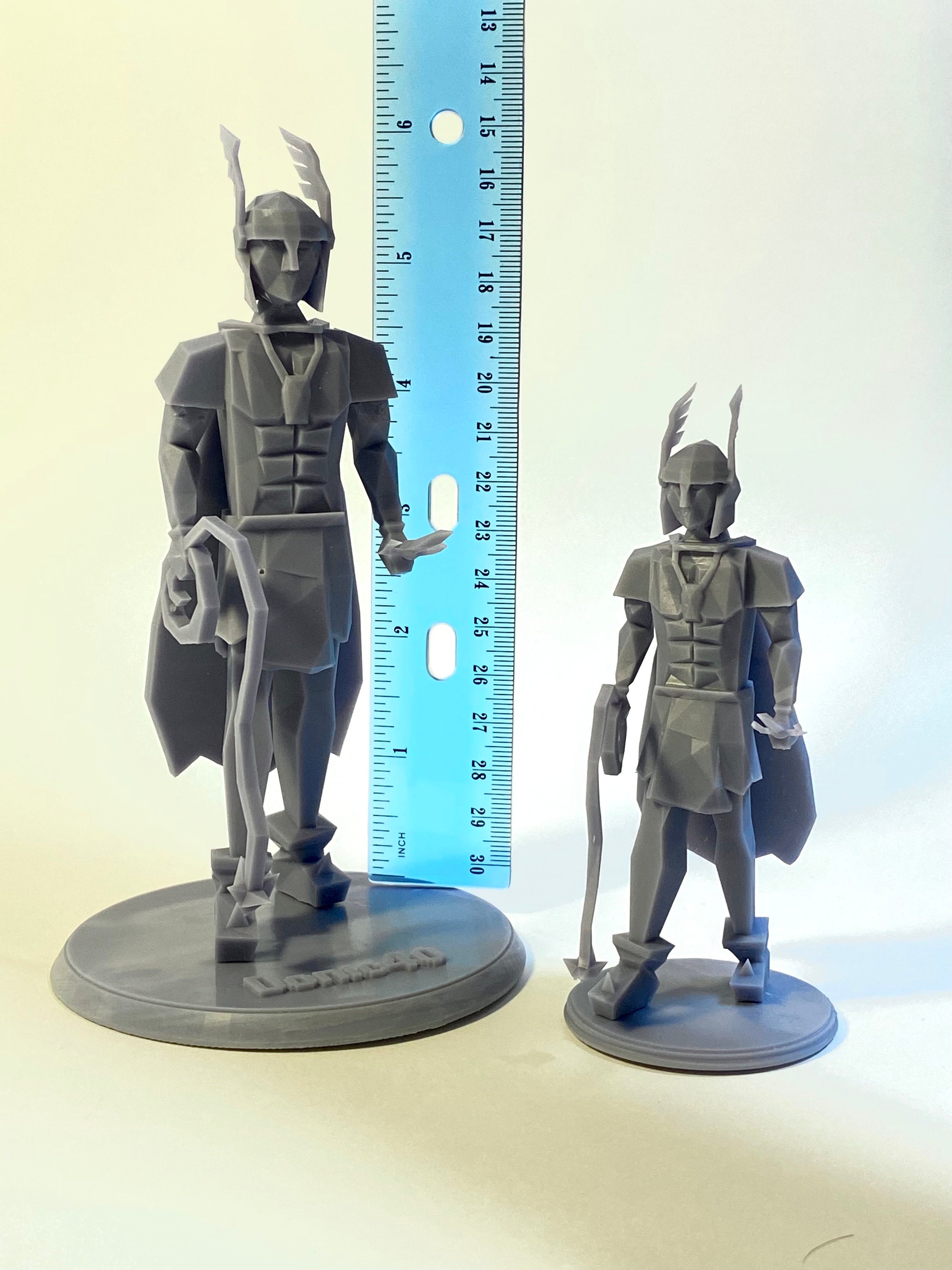 High Quality Osrs/runescape 3D Printed Figure in Grey Resin Your Own ...