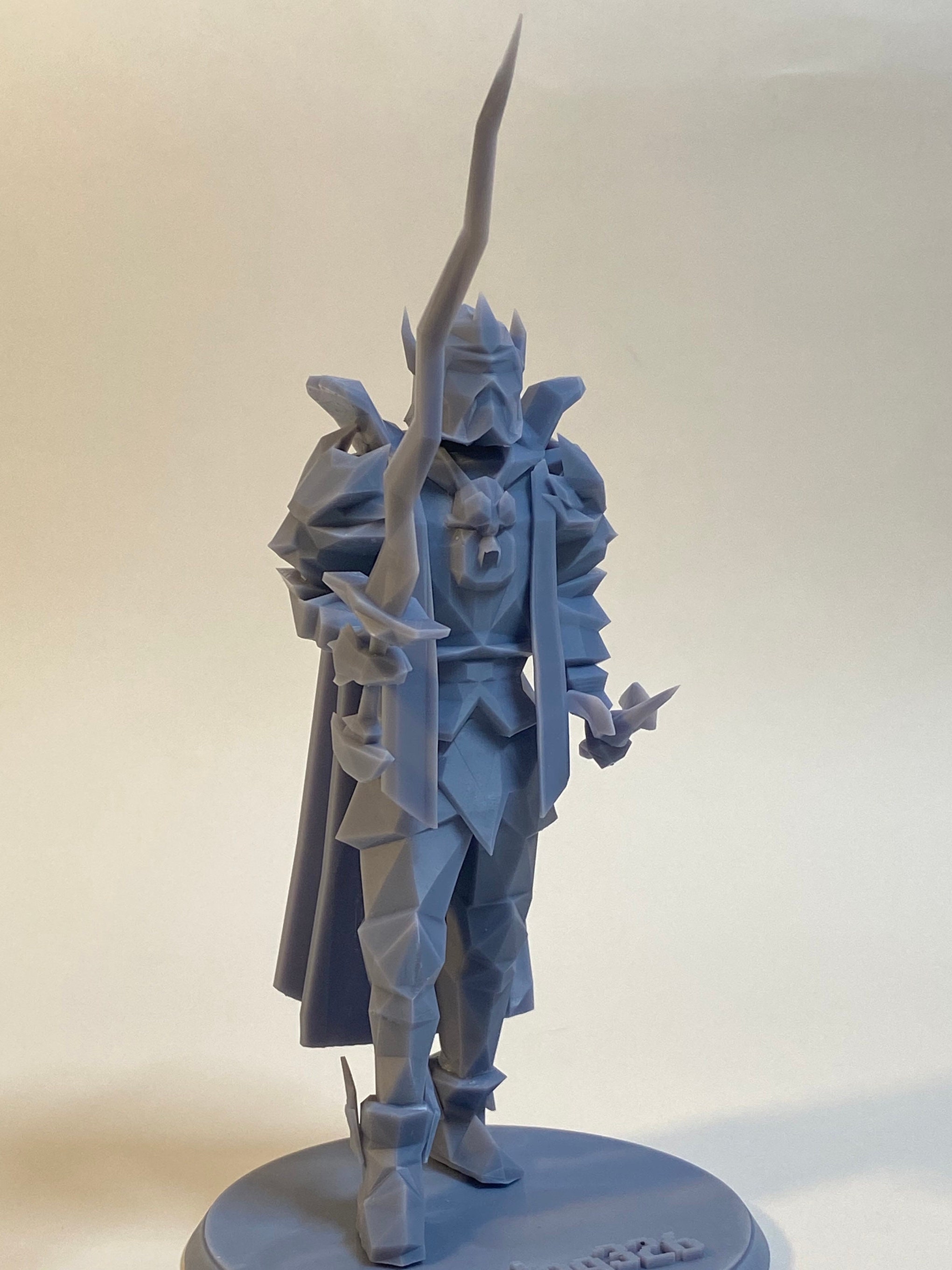 High Quality Osrs/runescape 3D Printed Figure in Grey Resin Your Own ...
