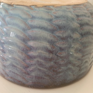 Blue Pottery Planter - Etsy