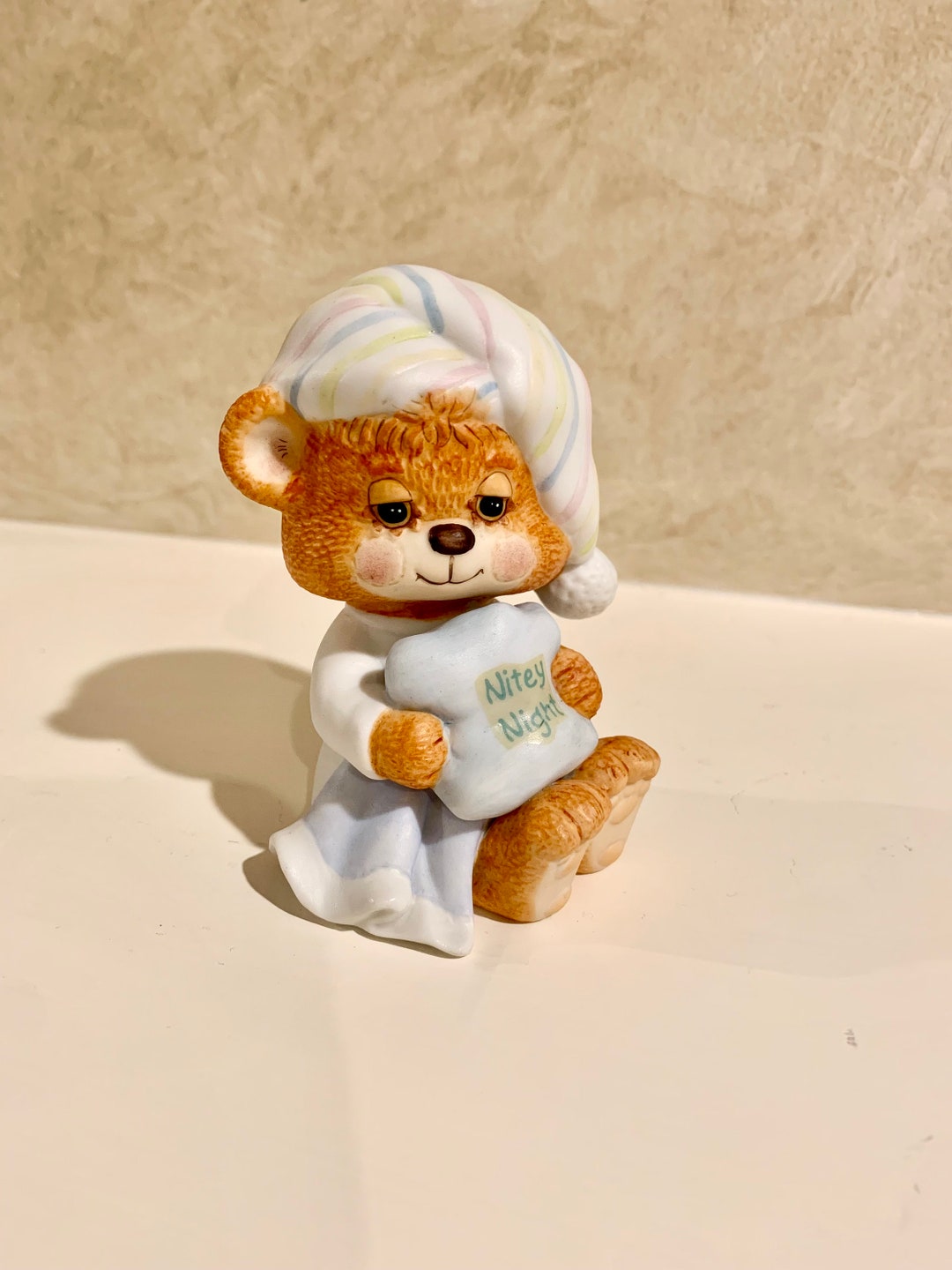 Enesco Teddy Beddy Bear Figurine - Etsy