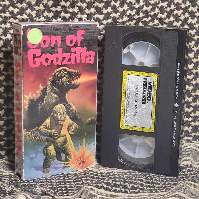Son Of Godzilla 1967 Toho Video Treasures Vhs Etsy