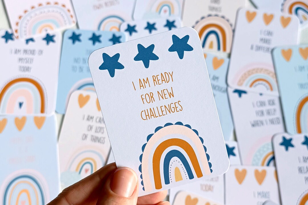 Children's Printable Positive Affirmation Cards | Set of 26 Kids ...