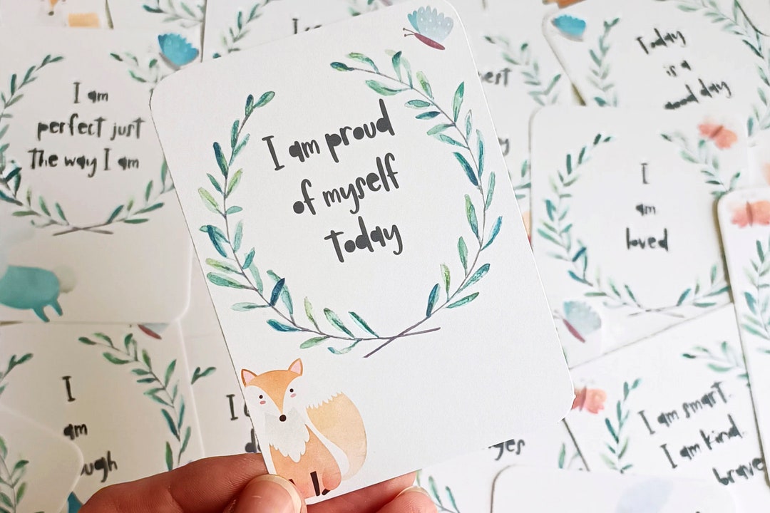 Children's Positive Affirmation Cards | Set of 32 Printable Kids ...
