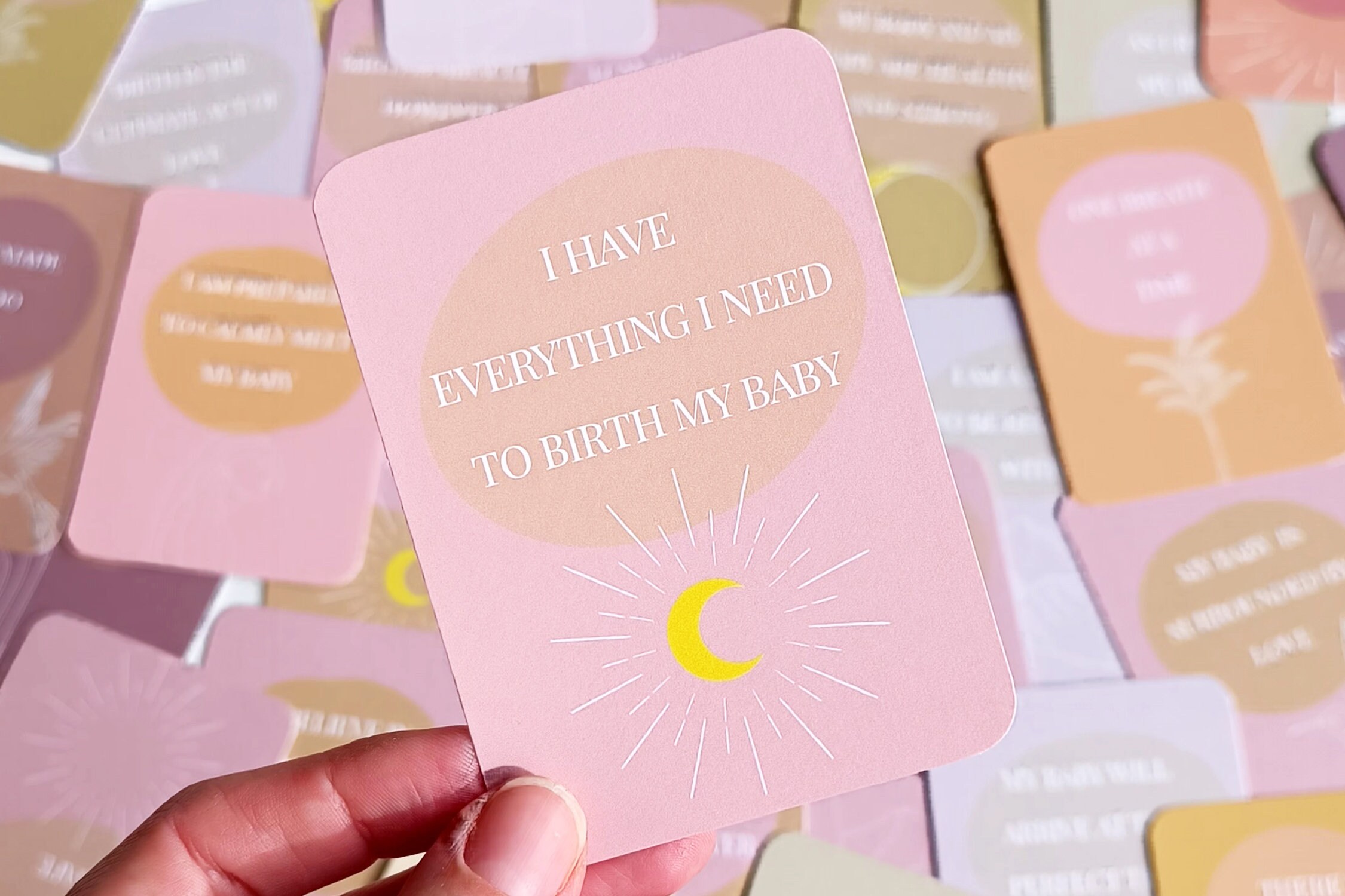 32 Birth Affirmation Cards | Printable Birth Affirmations | Digital ...