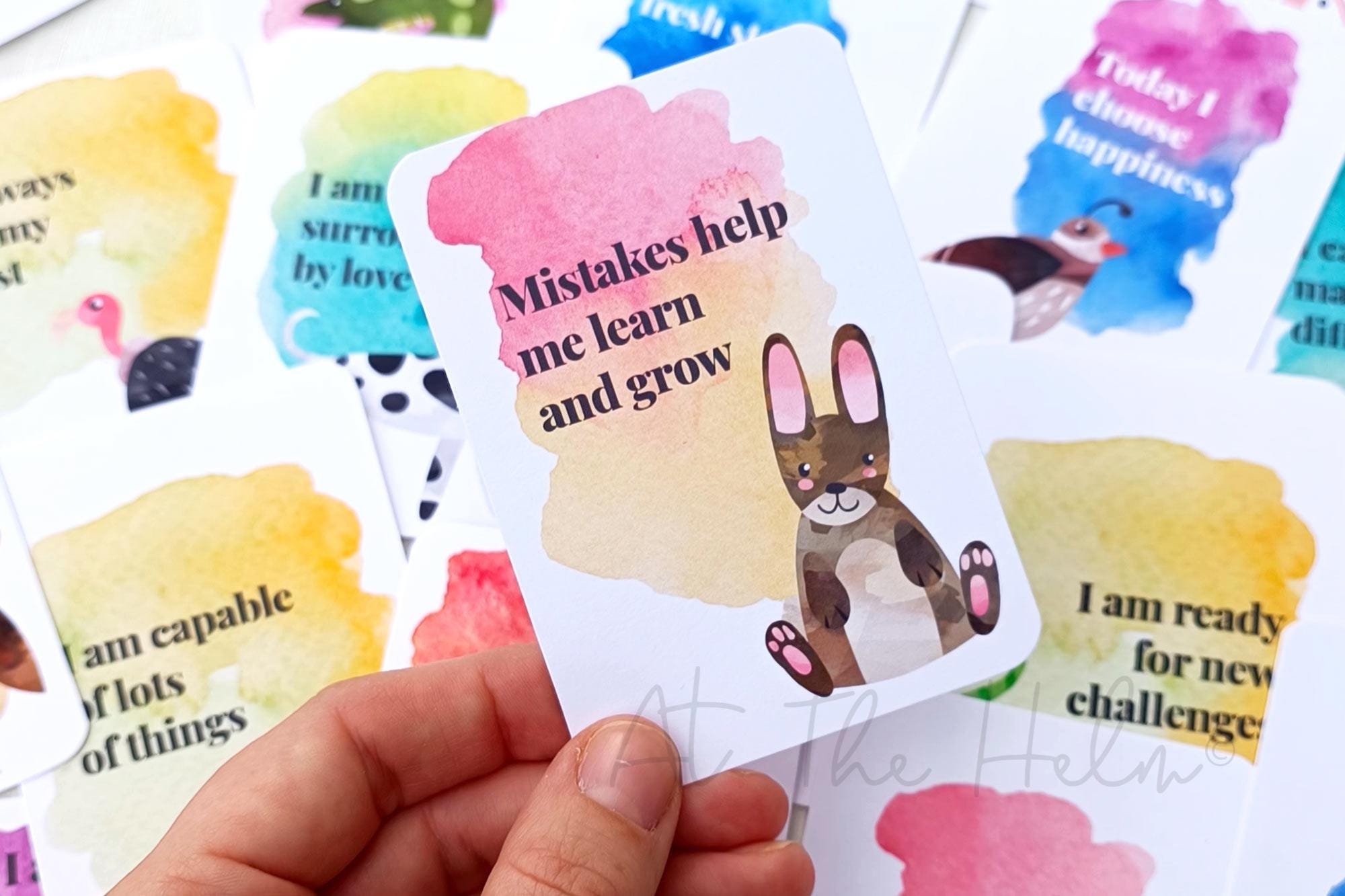 Printable Children's Positive Affirmation Cards | Set of 32 Kids ...