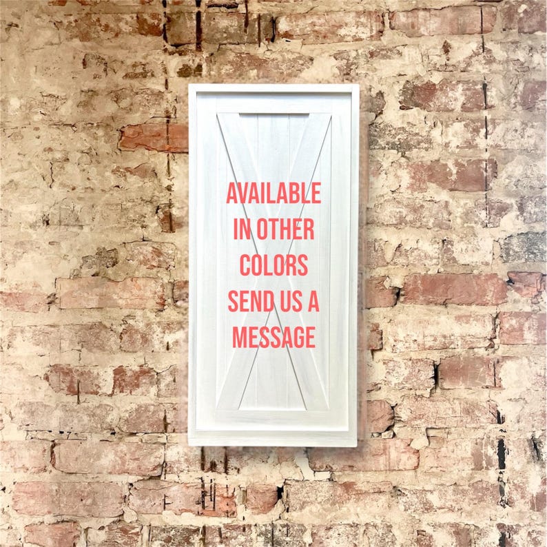 Rustic Electrical Panel Cover - Barn Door Art Design- Custom Sizes ...