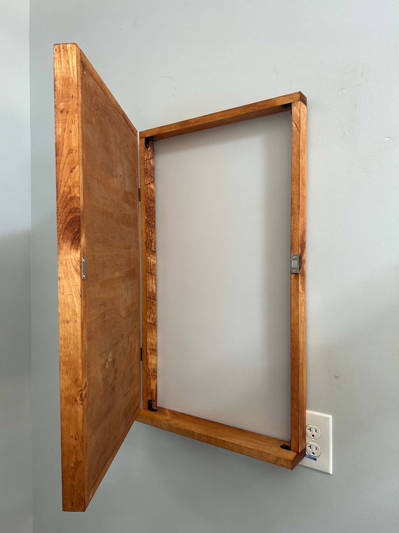 Rustic Electrical Panel Cover Black Mountain With Trees Custom Sizes ...