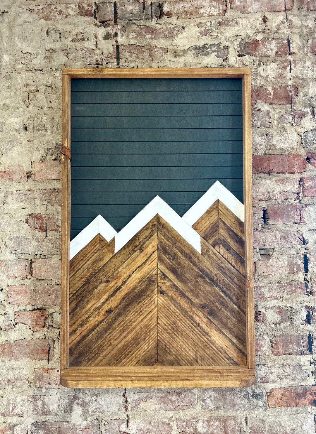 Rustic Electrical Panel Cover - Carbon Gray Mountain Art Design- Custom ...