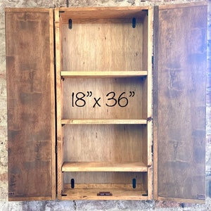 Rustic Mountain Cabinet Sunrise W/ Trees Mountain Art - Etsy